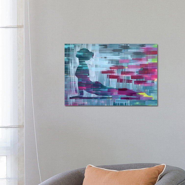 Metro Lane Yogi by Rashelle Roos - Wrapped Canvas Graphic Art | Wayfair.co.uk
